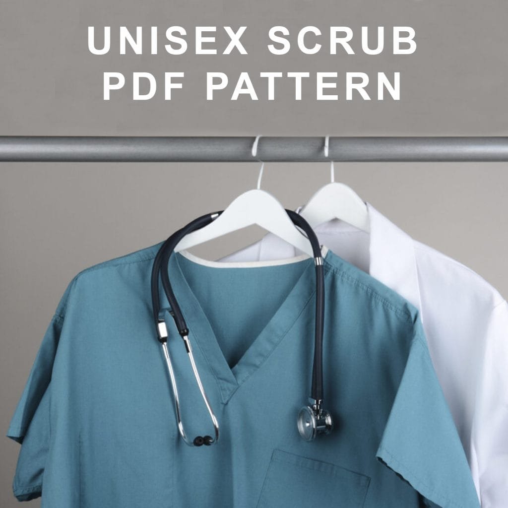 Unisex Scrub Pdf Sewing Pattern - Craftbook99