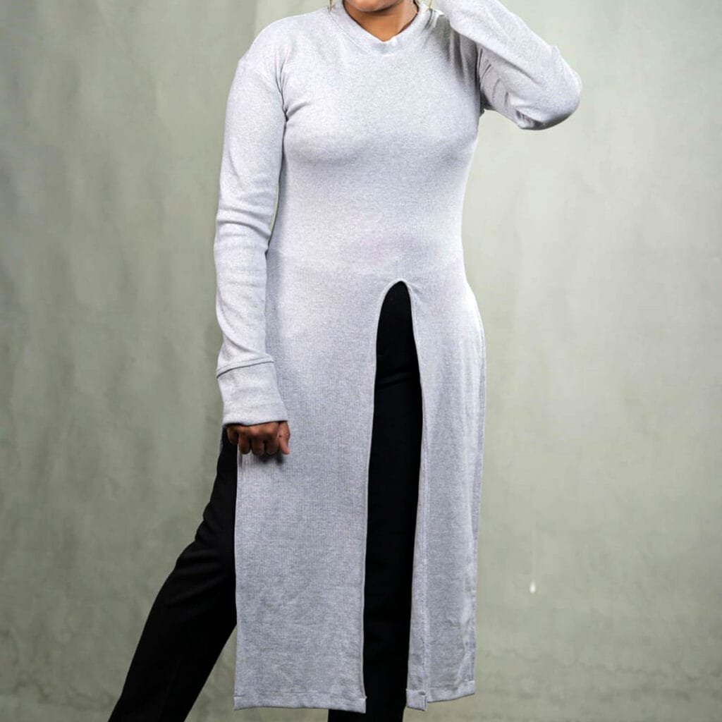 Front Split Longline Top PDF Sewing Free Pattern - Craftbook99
